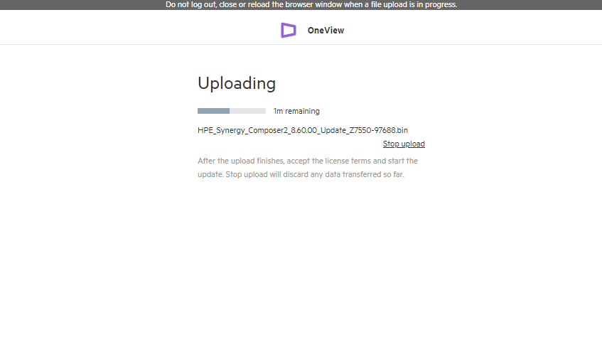 Tech - Upgrade HPE Synergy Composer 2
